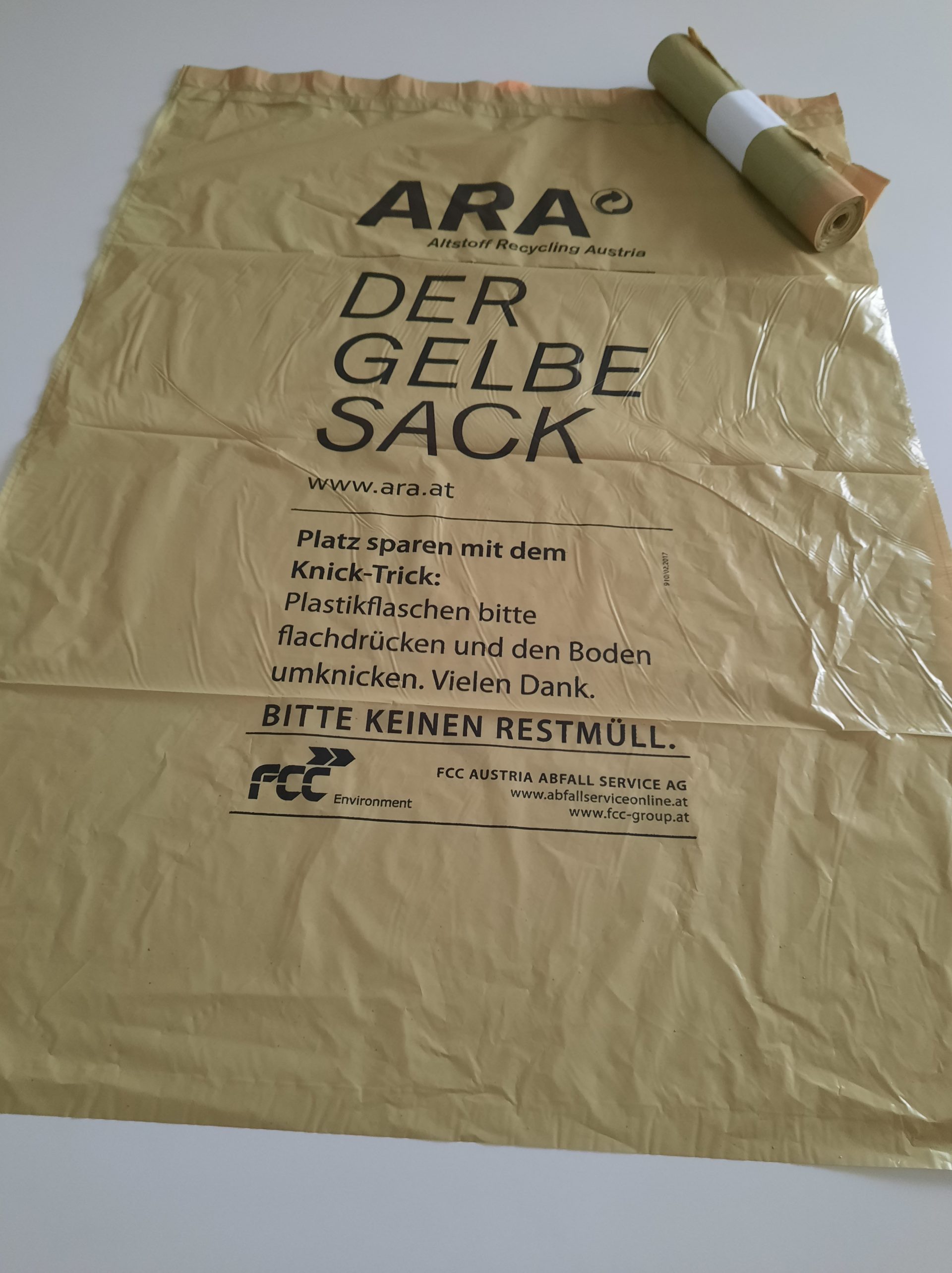 „Gelber Sack/Gelbe Tonne“ – Gemeinde Krumpendorf